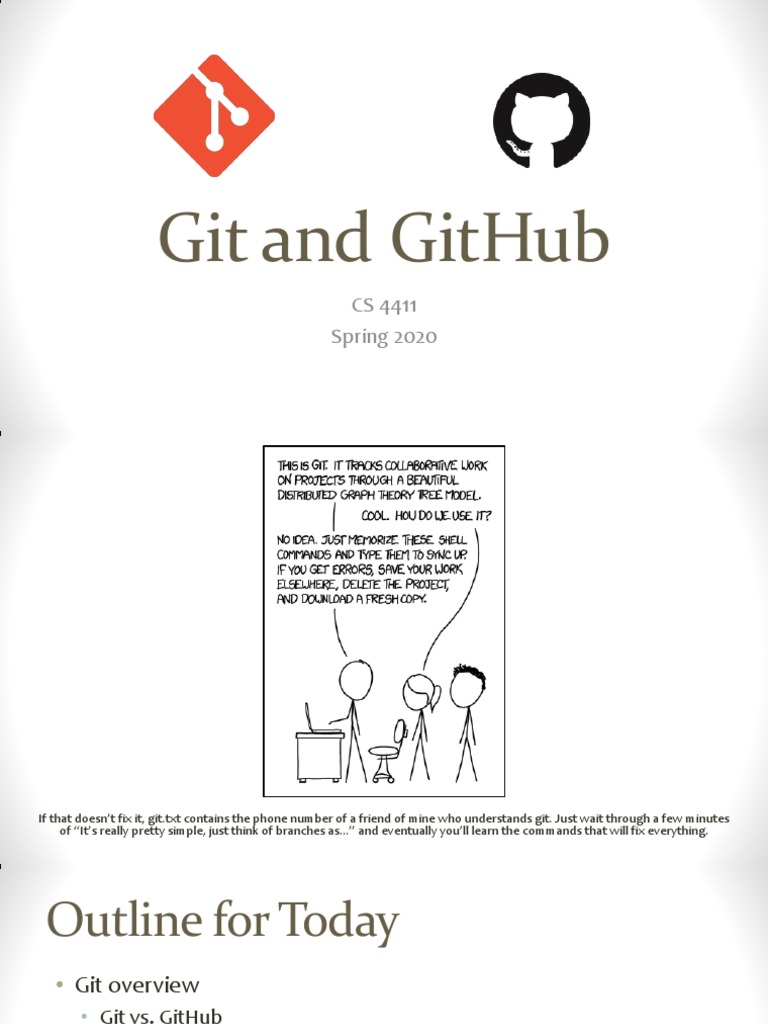 Git and Github: Cs 4411 Spring 2020 | PDF | Secure Shell | Computer File