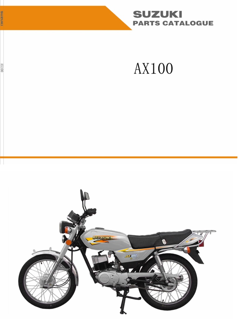 Ax100 PDF | PDF | Carburetor | Screw