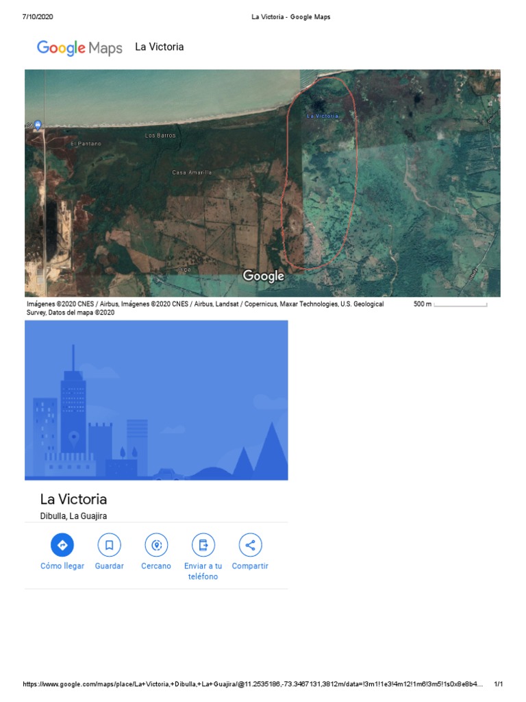 La Victoria - Google Maps | PDF