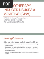 NCCP Antiemetic Guidance for SACT | PDF | Nausea | Vomiting