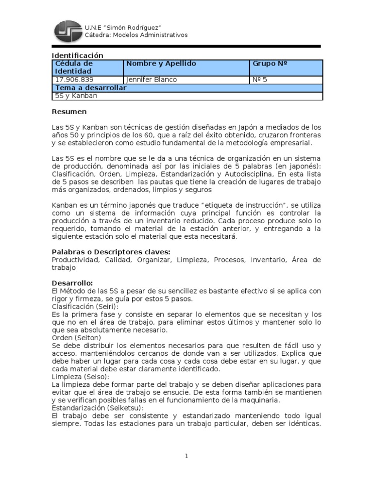 Ensayo Jennifer Blanco | PDF | Business