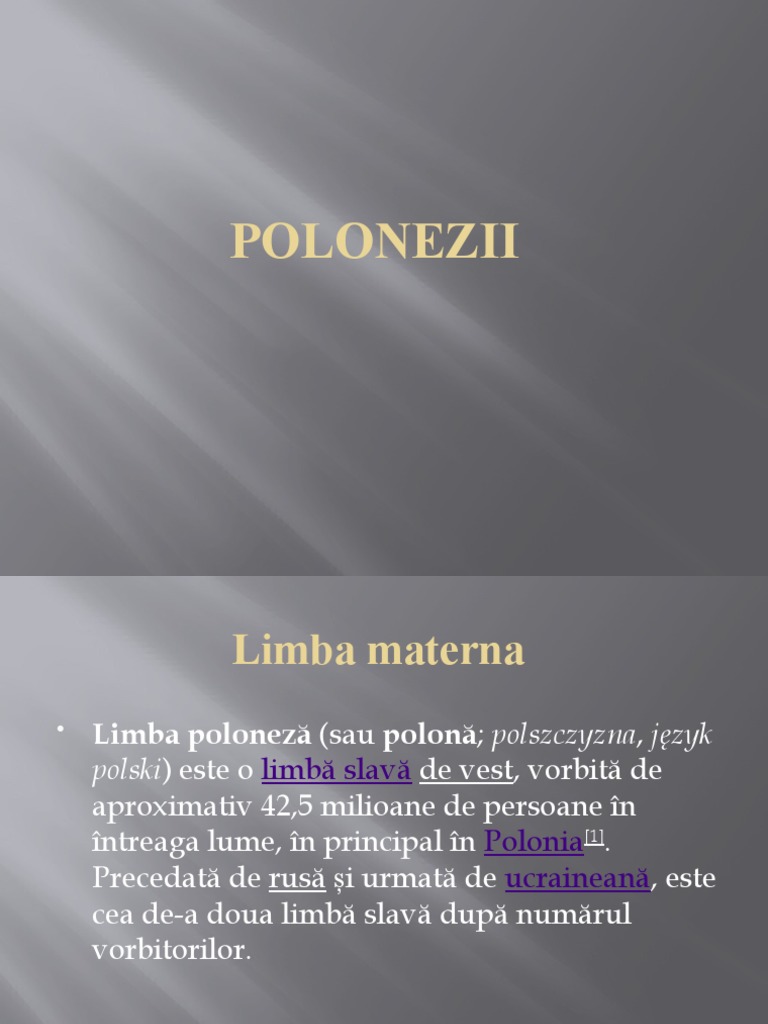 Polonezii | PDF