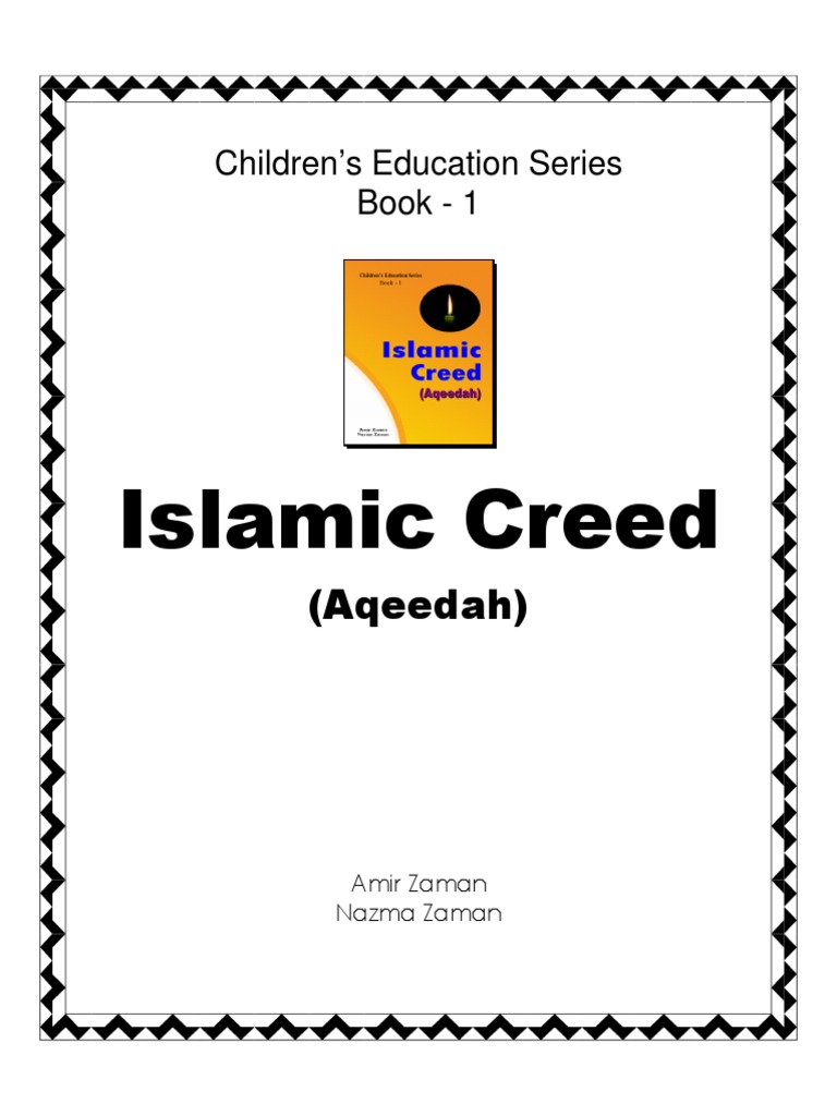 01 Islamic Creed Aqeedah | PDF | Prophets And Messengers In Islam | God ...