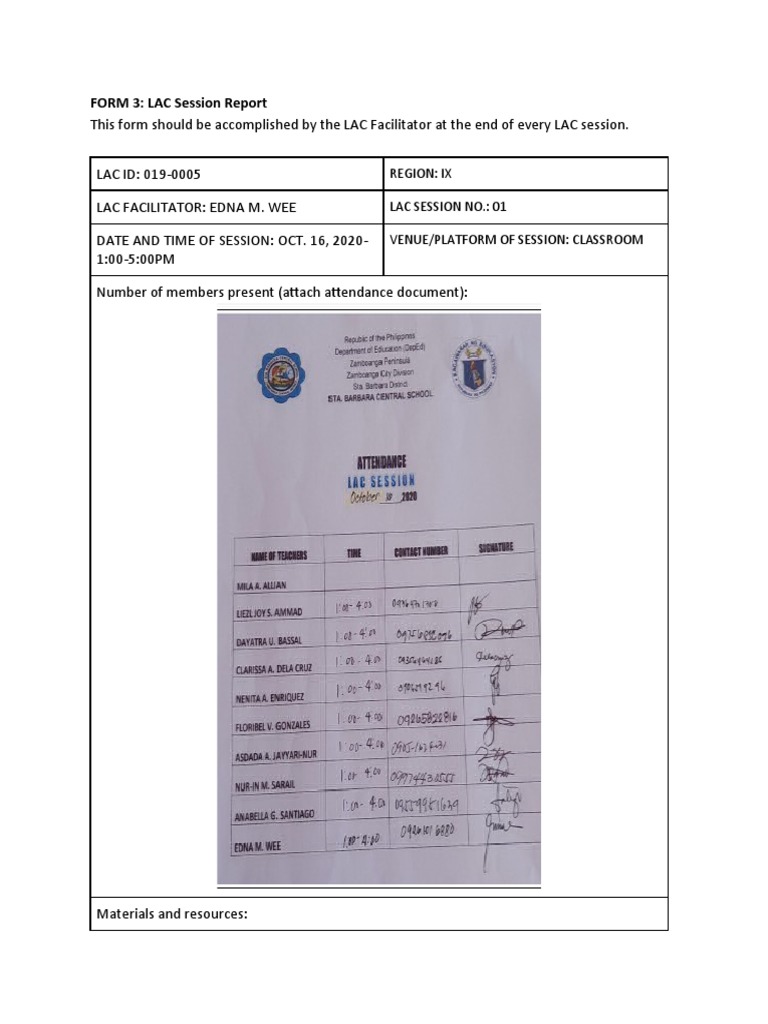 form-3-lac-session-report-mio-pdf-mentorship-teachers