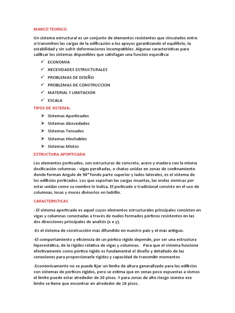 Marco Teorico Arpc | PDF | Fundación (Ingeniería) | Hormigón