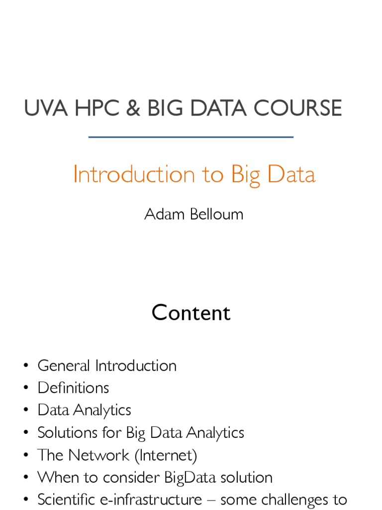 Lecture 6 BigData | PDF | Big Data | Information Technology Management