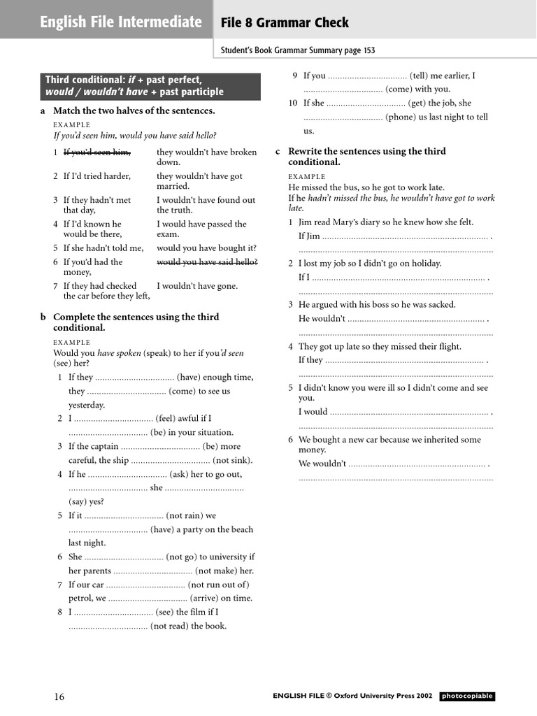 English File Intermediate | PDF | Grammar | Linguistics