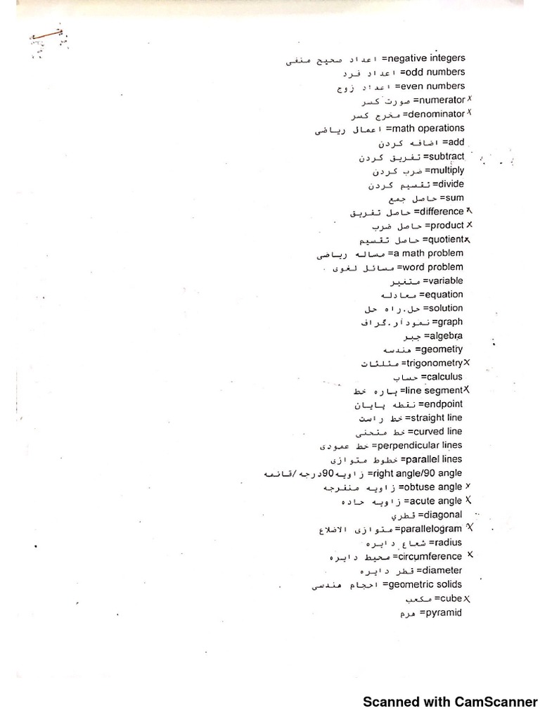 Sat Math Vocabulary - 20181102101318 | PDF