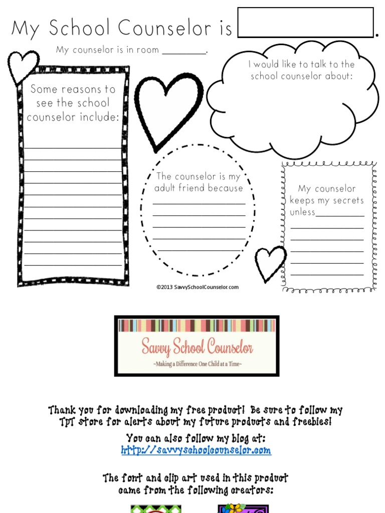 My School Counselor Is: Some Reasons To See The School Counselor ...