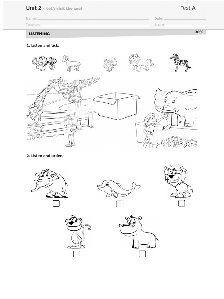 lr4 Unit 2 Test A | PDF