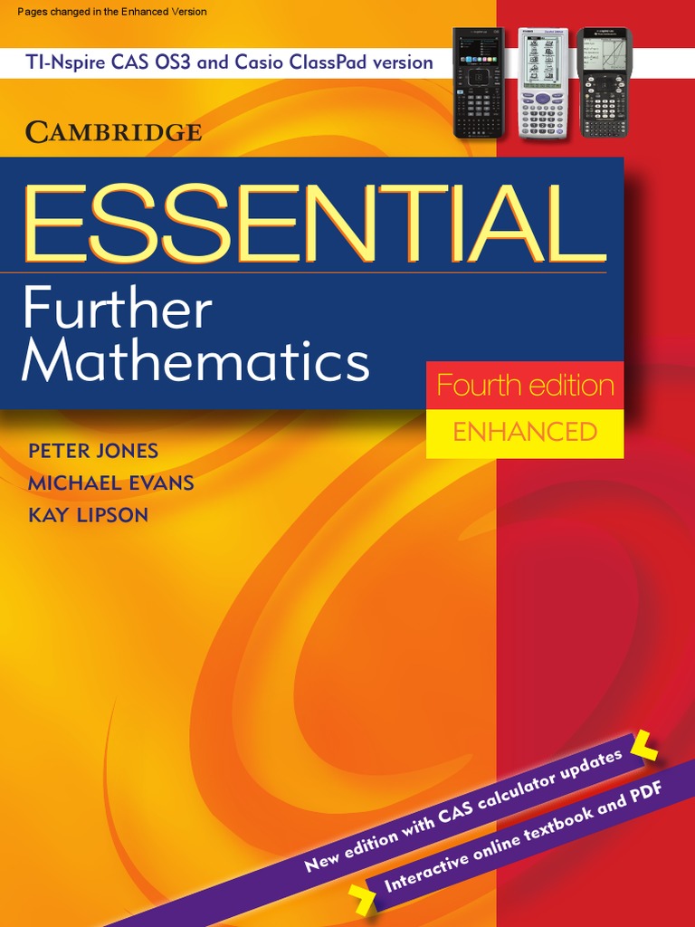 Cambridge Essential Further Mathematics 4th Edition PDF | PDF ...