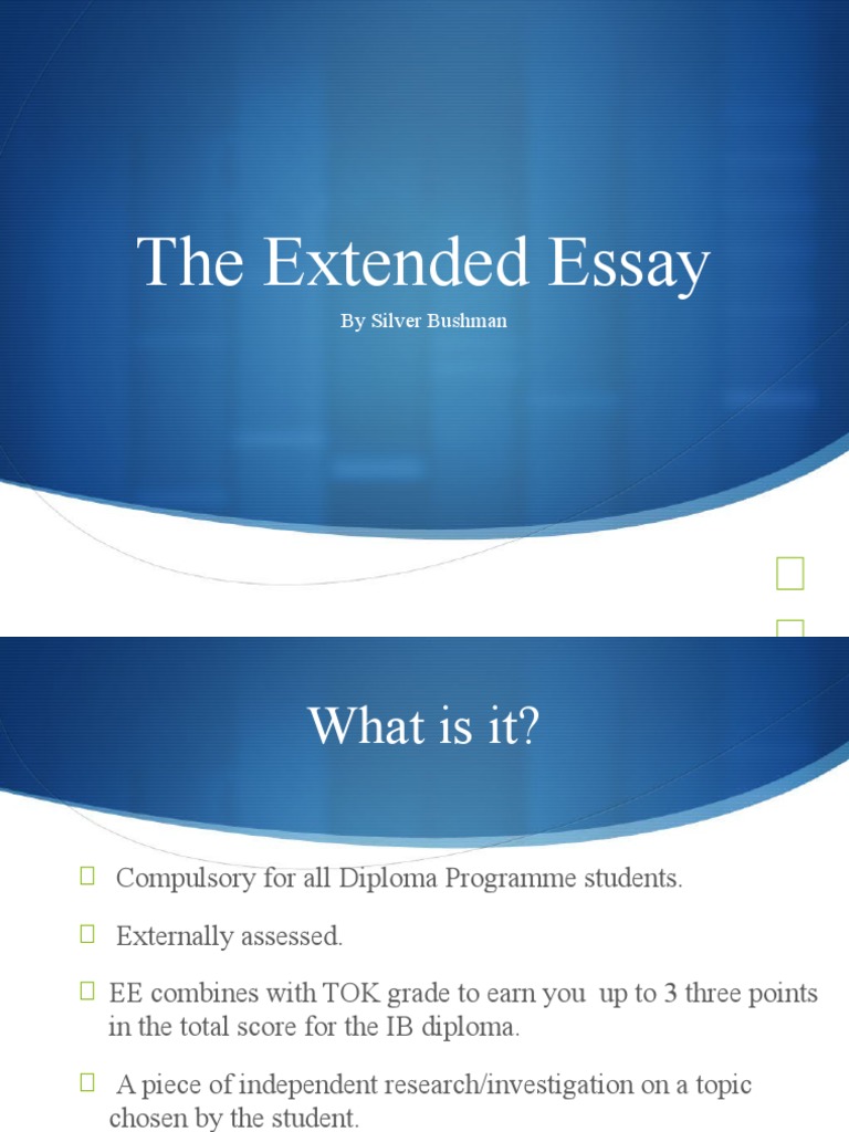 Ee Grade 11 Presentation | PDF | Essays | Question