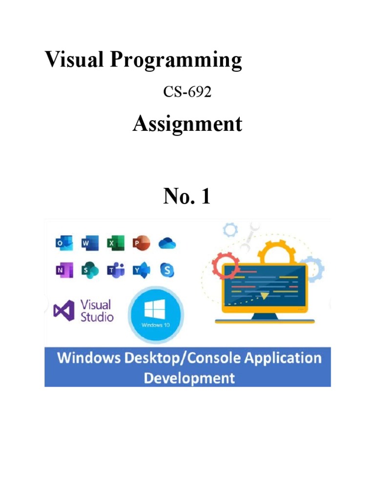 Visual Programming Assignment No1 Pdf Inheritance Object Oriented 