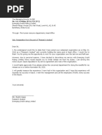 Resignation Letter For Merchandiser | PDF