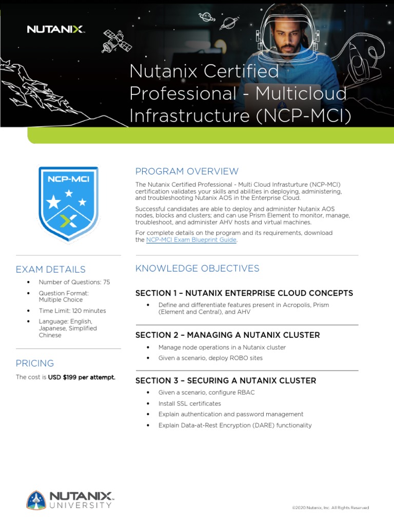 Understanding the Skills, Objectives, and Benefits of the Nutanix Certified Professional ...