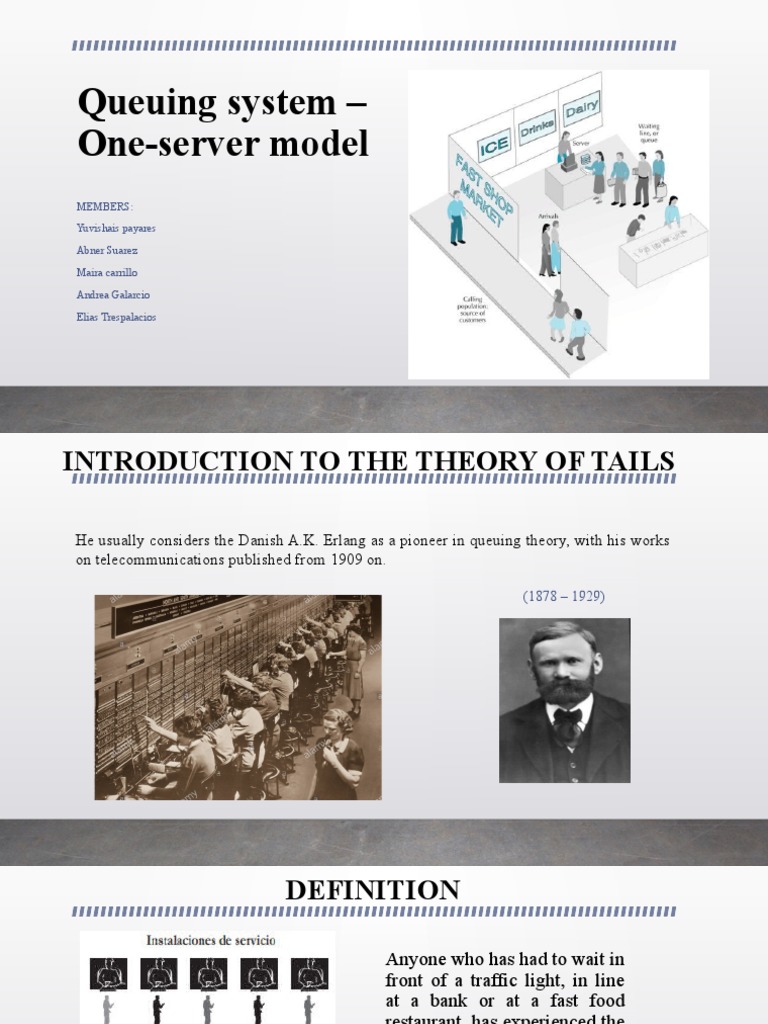 Queuing System - One-Server Model | PDF | Applied Mathematics | Teaching Mathematics