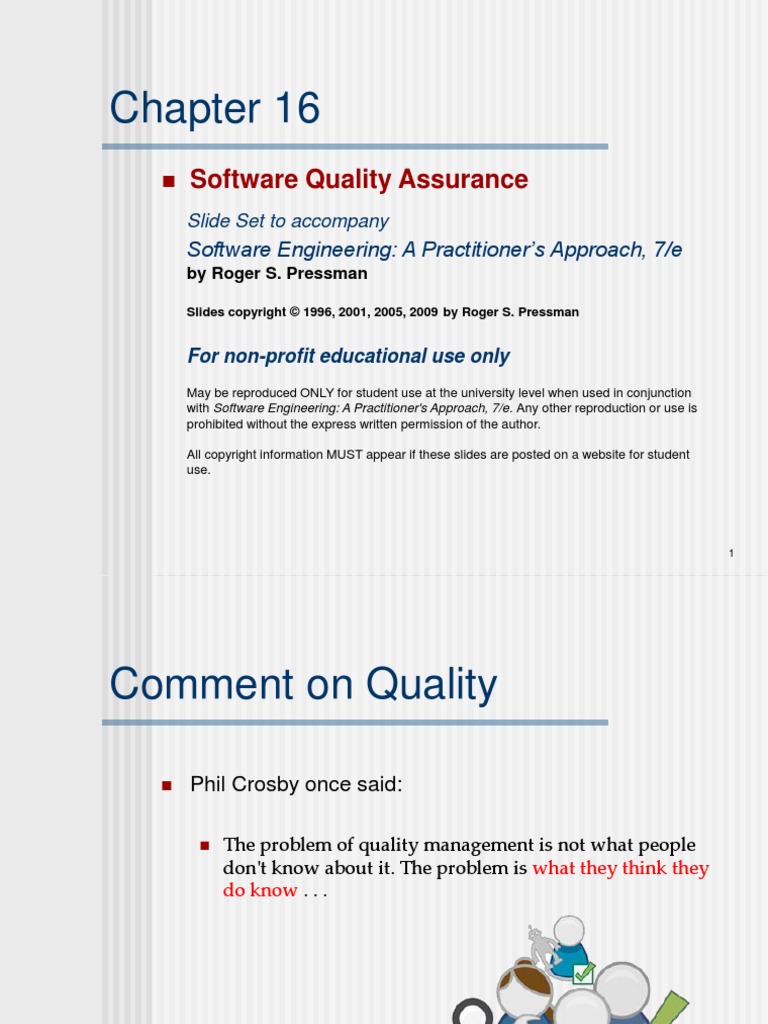 Software Quality Assurance: Software Engineering: A Practitioner's ...