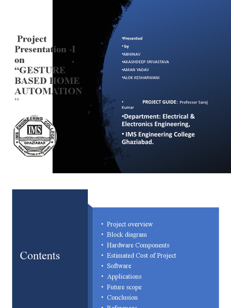Gesture Based Home Automation | PDF | Gesture | Automation