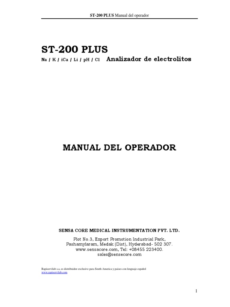 ST-200 Pro 6-CH ALUMINIUM SPANISH (FLIP) - Ver. 16sep2014 | PDF ...