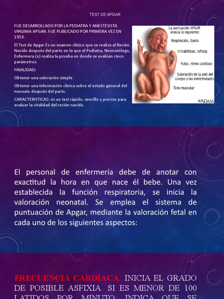 Test de Capurro | PDF | Infantes | Especialidades Medicas