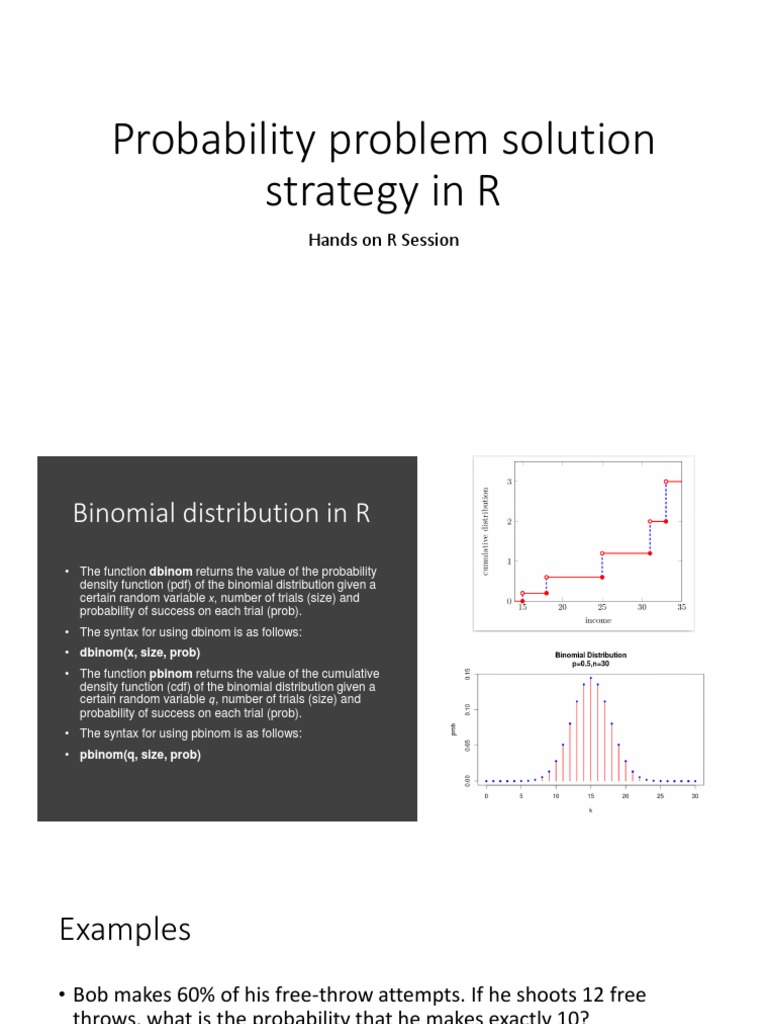 Solving probability problems in R | PDF | Normal Distribution | Probability Distribution