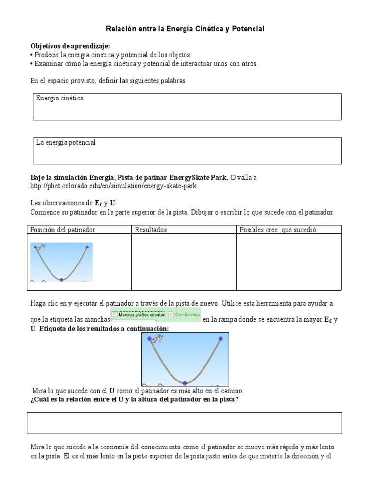 Energia Cinetica y Potencial Introd.01.fis018 2 | PDF | Energía ...