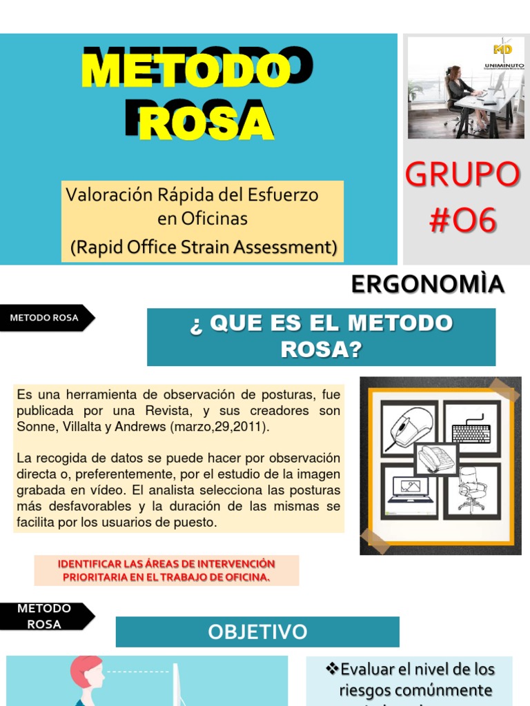 Metodo Rosa Ergonomia | PDF | Factores humanos y ergonomía | Periférico