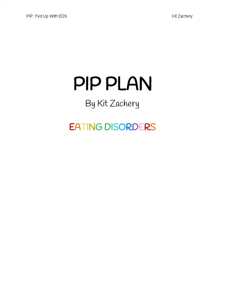 Pip Unit Plan 4 | PDF | Eating Disorder | Mental Disorder