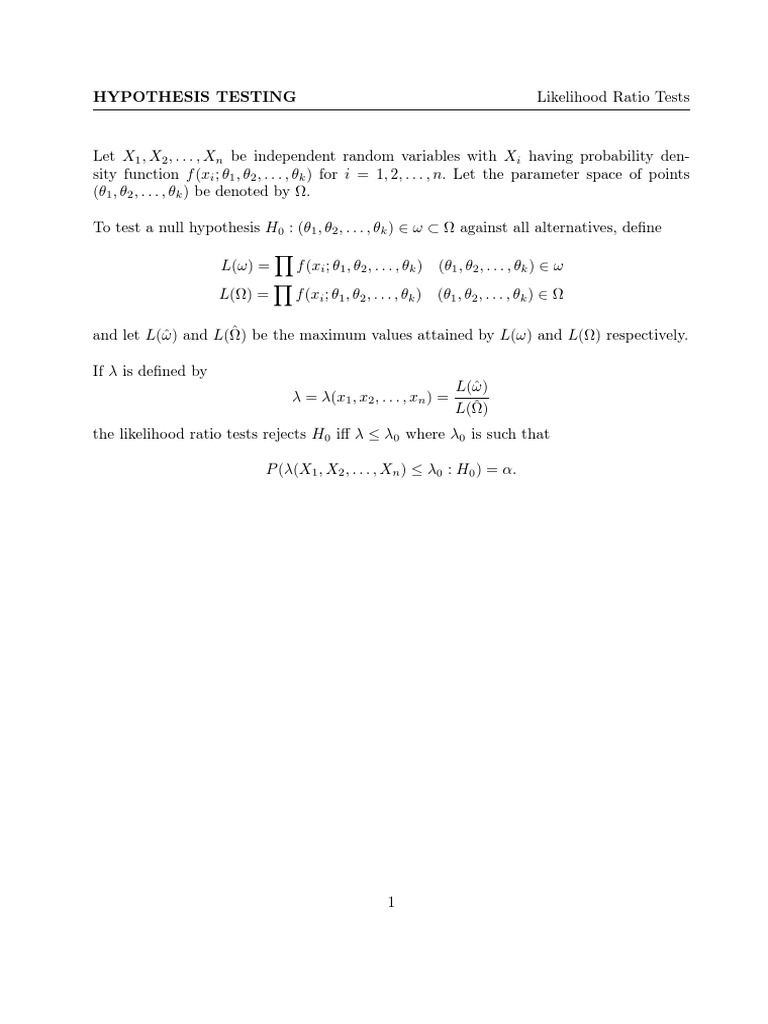 Lecture 10 Pdf Statistical Inference Statistical Theory
