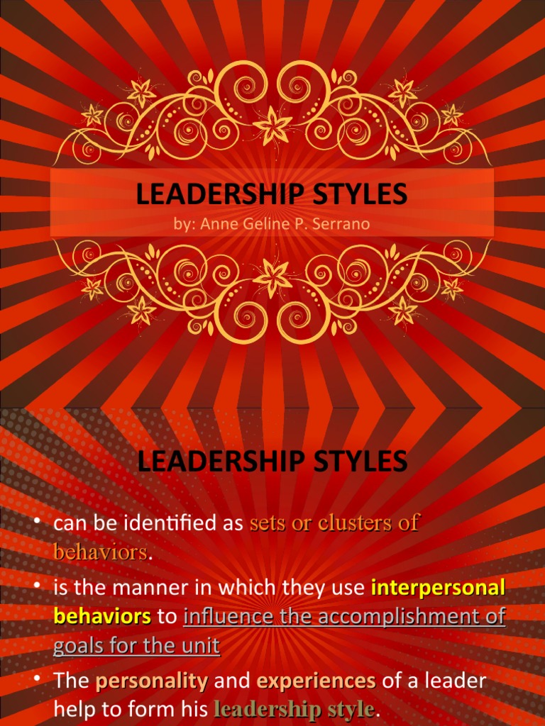 LEADERSHIP STYLES EXPLAINED | PDF | Leadership | Systems Psychology