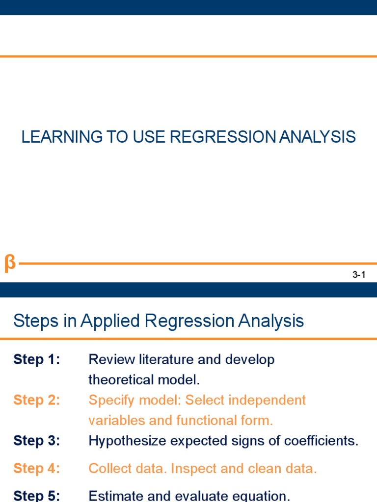 Chapter3 - Learning To Use Regression Analysis | PDF | Regression Analysis | Outlier