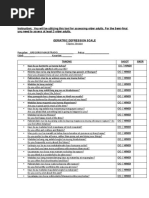 Short Long Geriatric Depression Scale GDS | PDF | Behavioural Sciences | Clinical Psychology