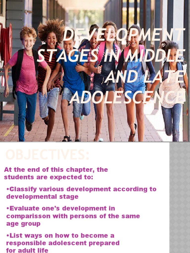 Development Stages in Middle and Late Adolescence | PDF | Puberty ...