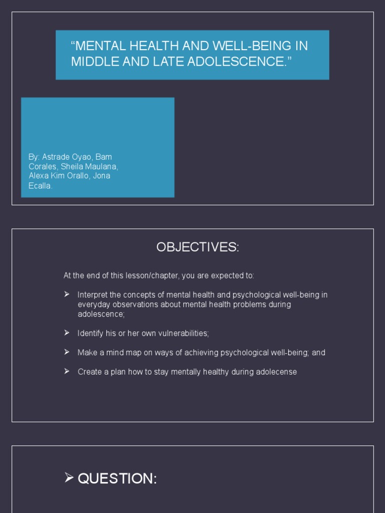 Navigating Mental Health: Understanding Well-Being, Challenges, and ...