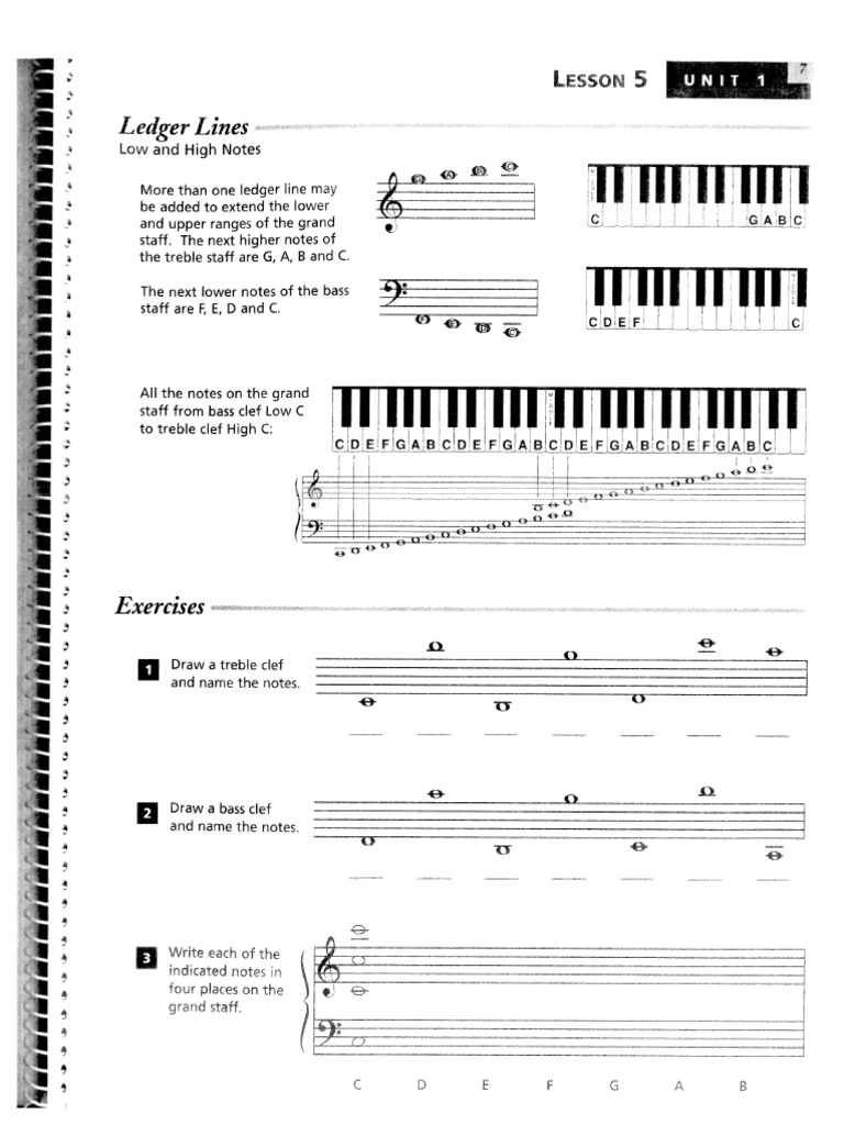 Alfred's Music Theory - Book 1-5 | PDF