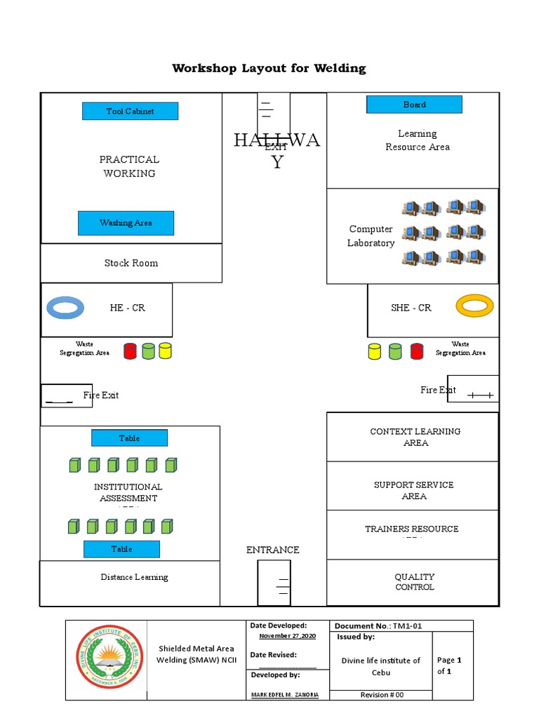 Task 15 - Workshop Layout For Welding | PDF