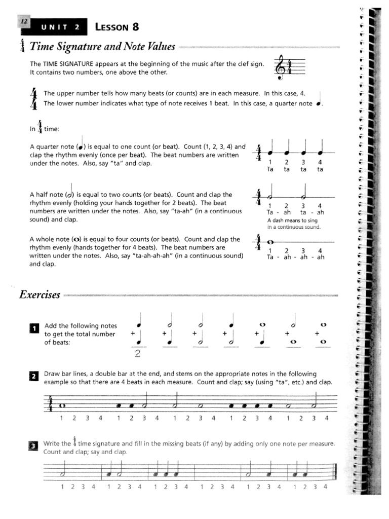 Alfred's Music Theory - Book 1-10 | PDF