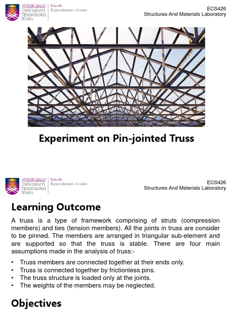 3) Pin Jointed Truss (With Data) PDF | PDF | Truss | Mechanical Engineering
