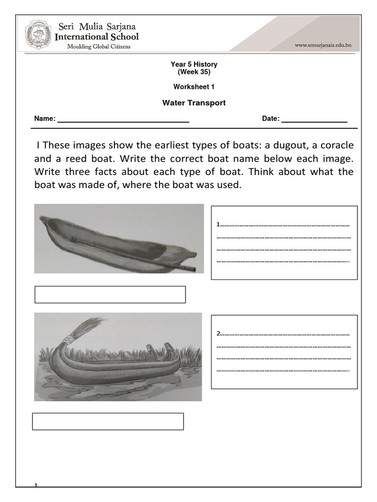 Year5 History Worksheet 2 | PDF