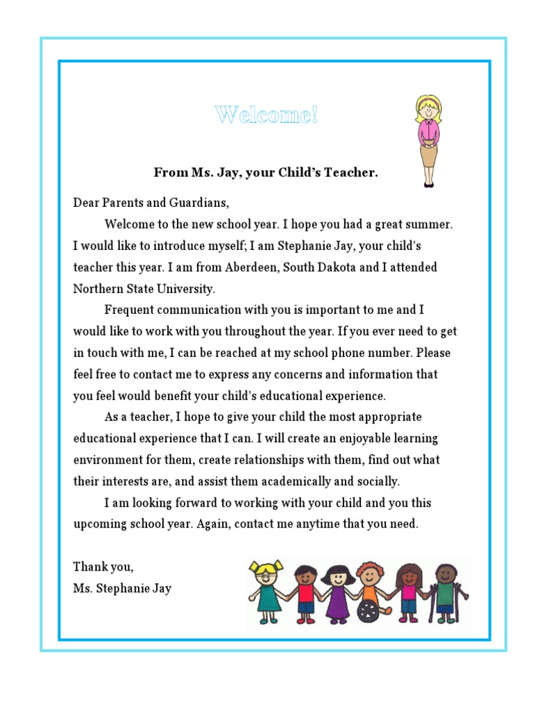 Parent-Guardian Letter | PDF