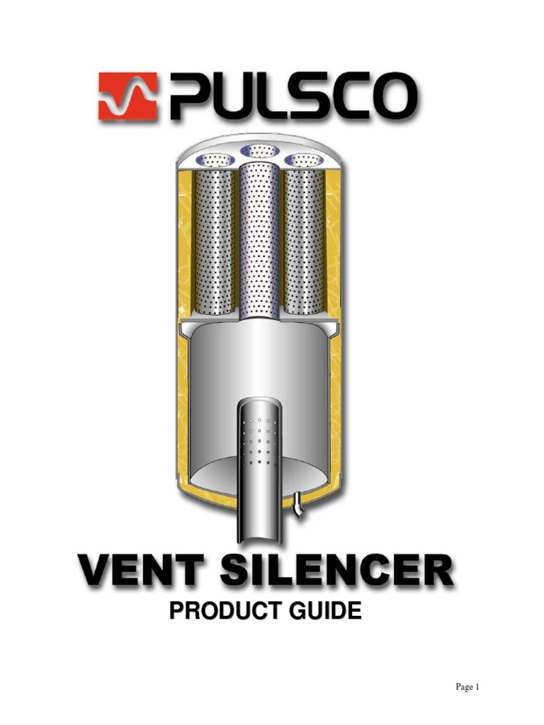 Pulsco Silencer | PDF | Pipe (Fluid Conveyance) | Valve