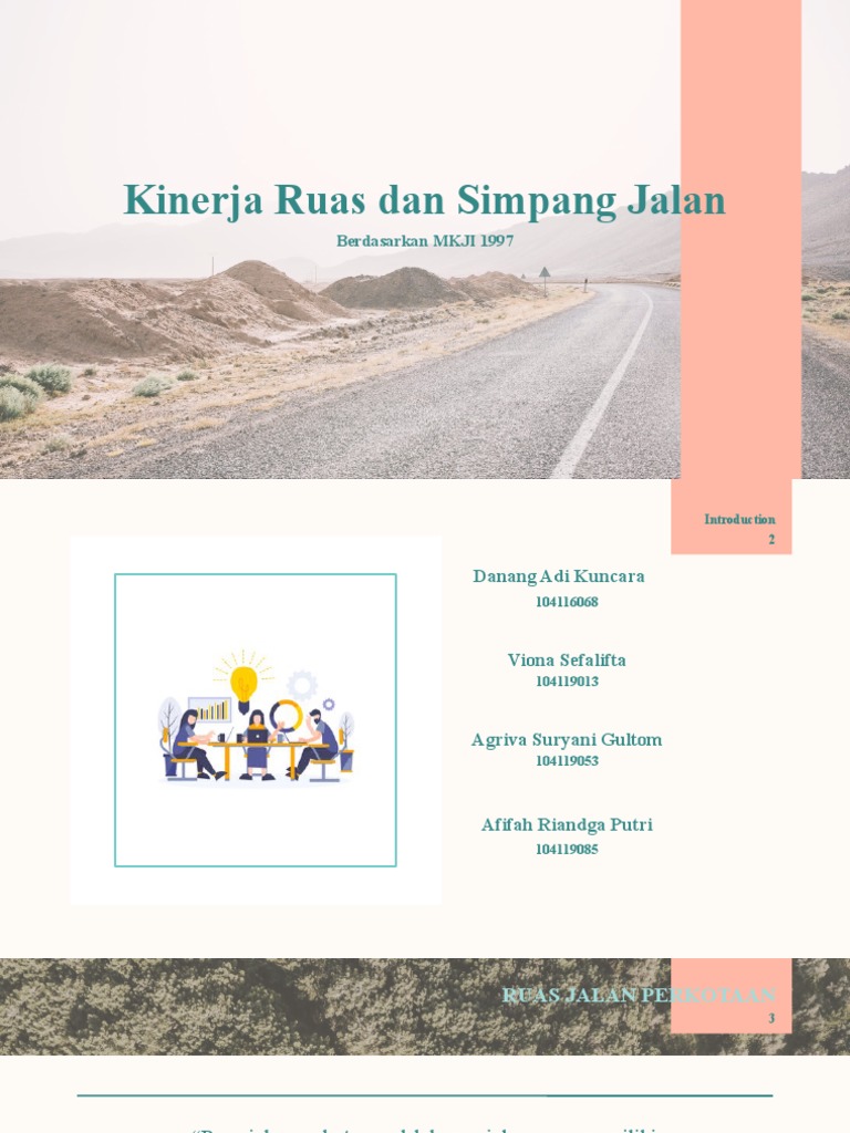 Kinerja Ruas Dan Simpang Jalan | PDF | Planets | Icon (Computing) Kinerja Ruas Dan Simpang Jalan | PDF | Planets | Icon (Computing)