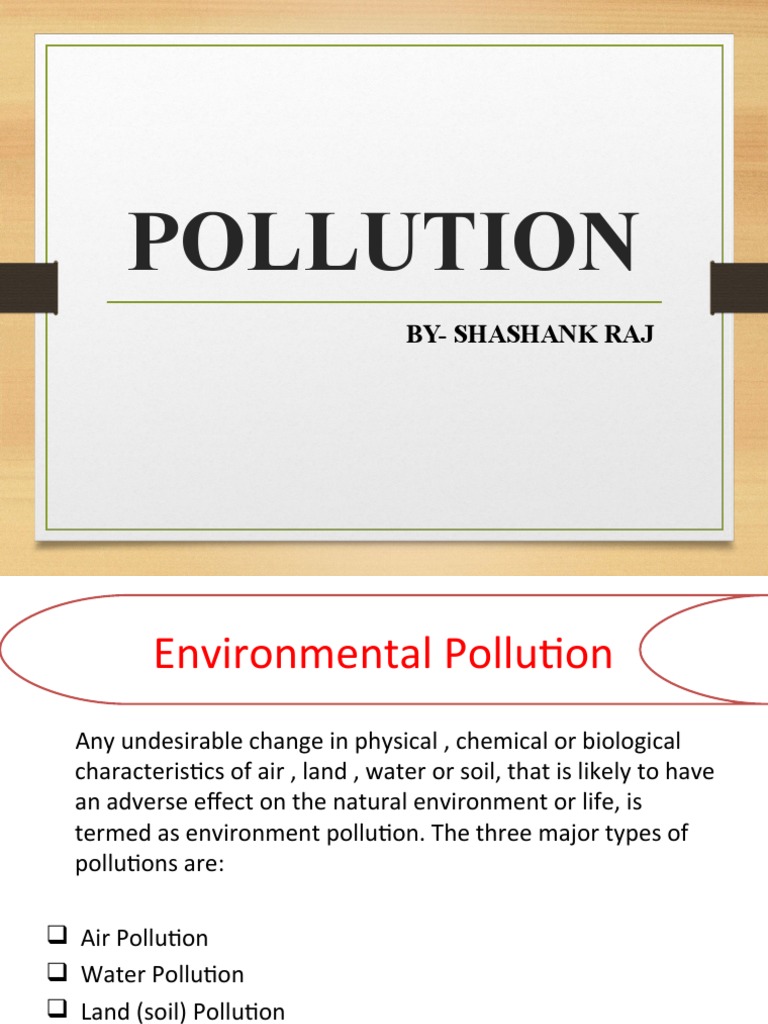 Presentation Pollution 1456509836 129863 | PDF