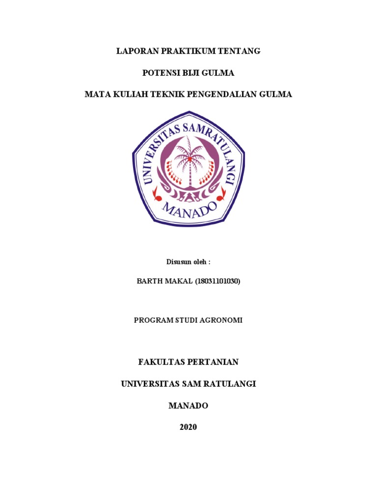 Potensi Dormansi Biji Gulma | PDF