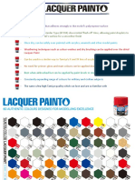 Tamiya Colour Chart | PDF | Conservation And Restoration Materials | Paint