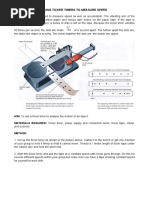 Ticker Timer Experiments: Speed & Acceleration | PDF | Force | Physics