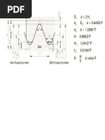 Minimum Thread Engagement Bolt Failure Chart Metric | PDF | Screw ...