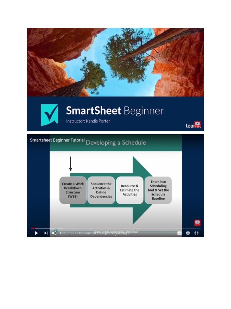 Smartsheet Beginner Tutorial Pdf