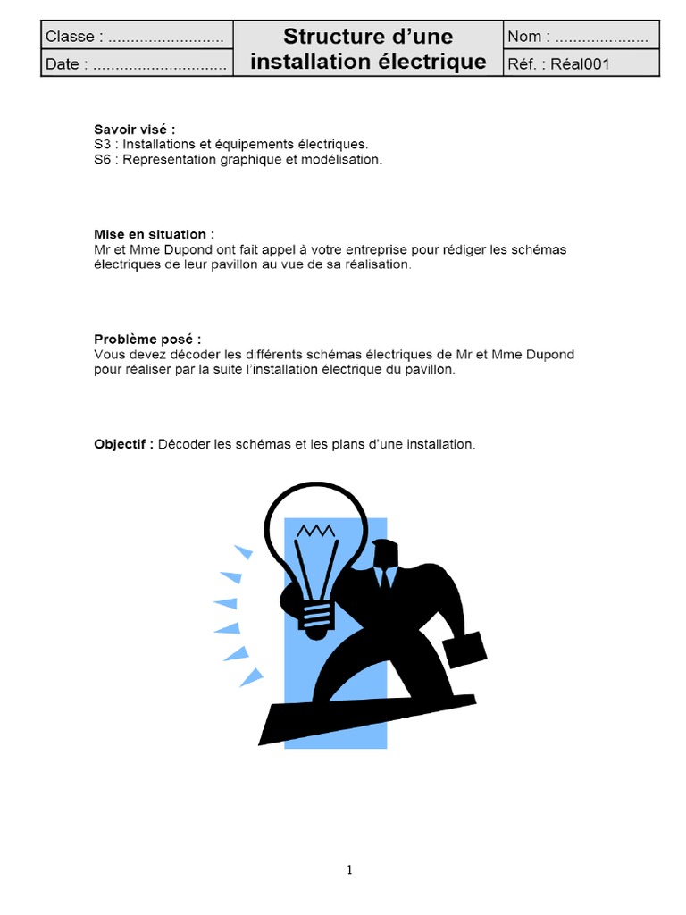 Structure D'une Installation Électrique | PDF