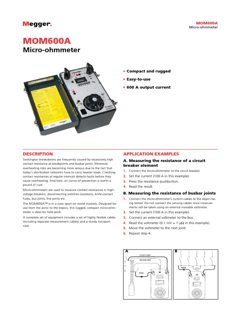 MOM600A | PDF | Equipment | Components